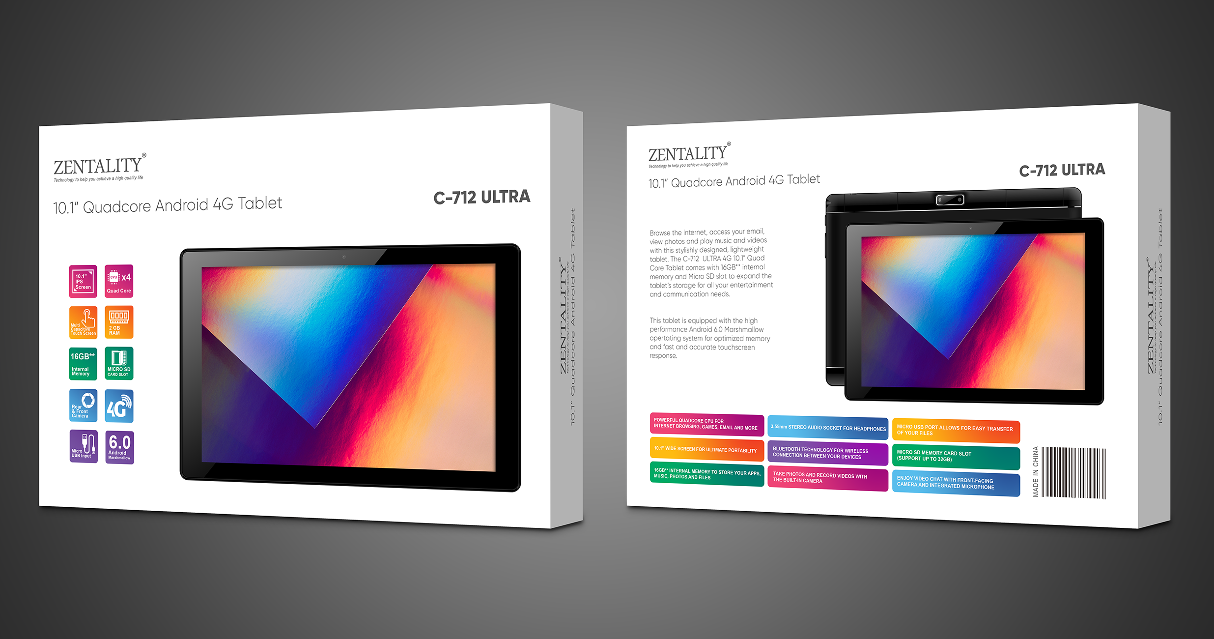 C-712 Ultra Tablet | Zentality