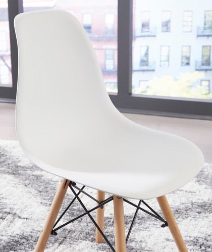 Pyramid Chair White | Spaces
