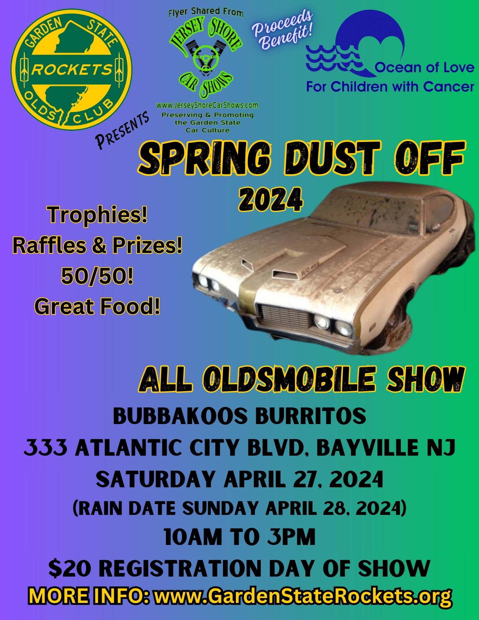 All Oldsmobile Spring Dustoff | Garden State Rockets