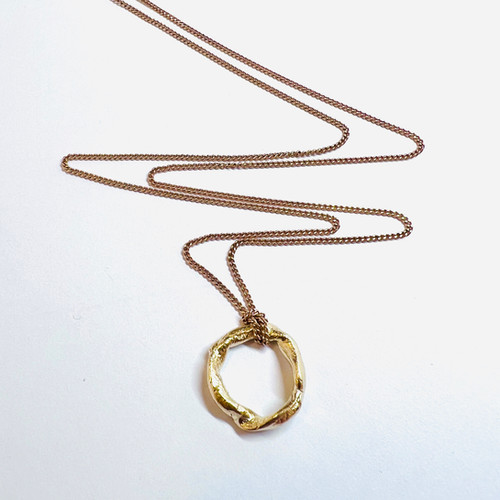 Get Knotted Gold Knot necklace - Medium | Vu Jewellers