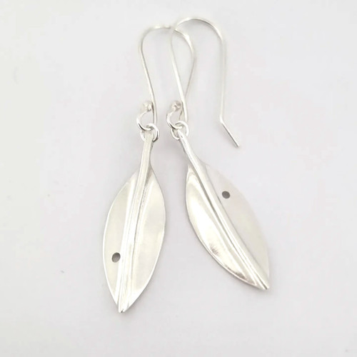 Rata Leaf Earrings by Claire McSweeney | Vu Jewellers