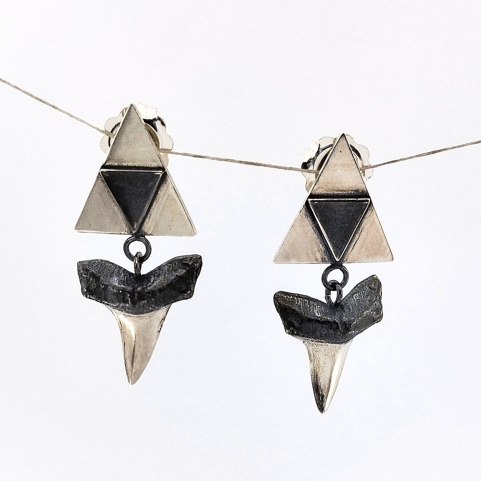 Niho Sharks Tooth Earrings by Keri-Mai | Vu Jewellers