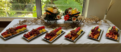 Baby Shower Fruit Display Table | ice and fruits