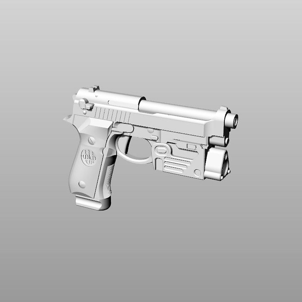 1:12 M9A3 with Tactical Light (Digital file) | Milliworx Studio