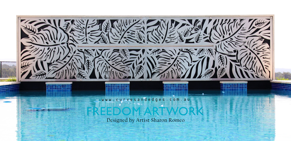 Screens & Wall Art | Curves and Edges Metal Art