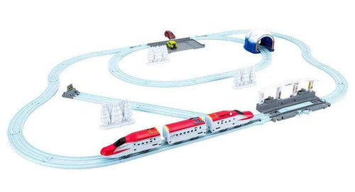 Takara Tomy Plarail Scenic Color Rail Kit ~Snow Railway Track Set ( Wo ...