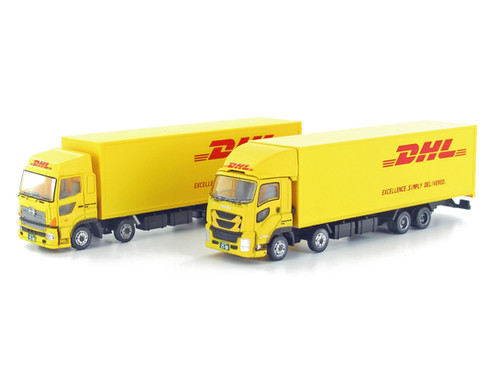 TOMYTEC 287872 DHL large truck set (2units) | Kato Model Trains