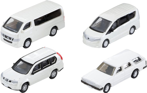 TOMYTEC 323693 Car Collection Basic set selection select White 4Cars ...