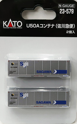 Kato 23-579 Type U50A container (Sagawa Express) - N Scale | Kato Model ...