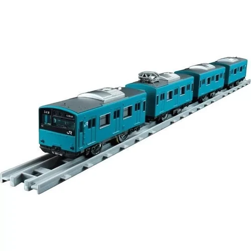 Takara Tomy Real Class 201 Series Commuter Train (JR West, Sky Blue) | PlarailShop