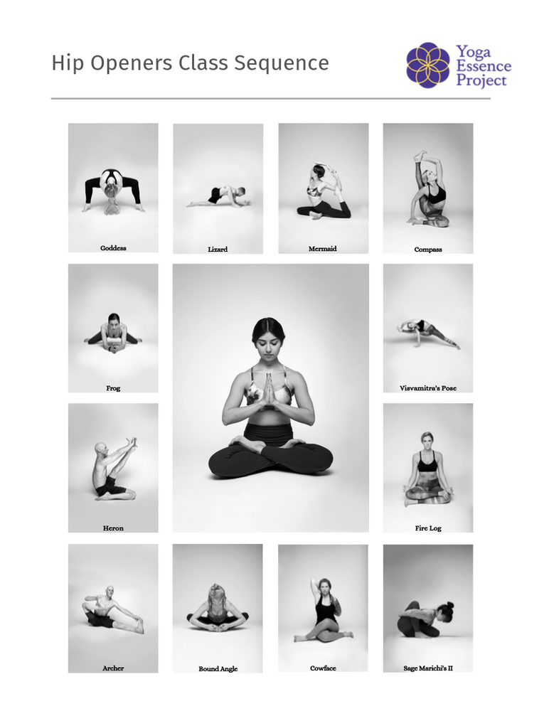 Hip Opening Class Sequence