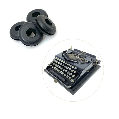 x4 New Rubber Feet for Monarch Typewriter Portable Replacement Part Vtg ...