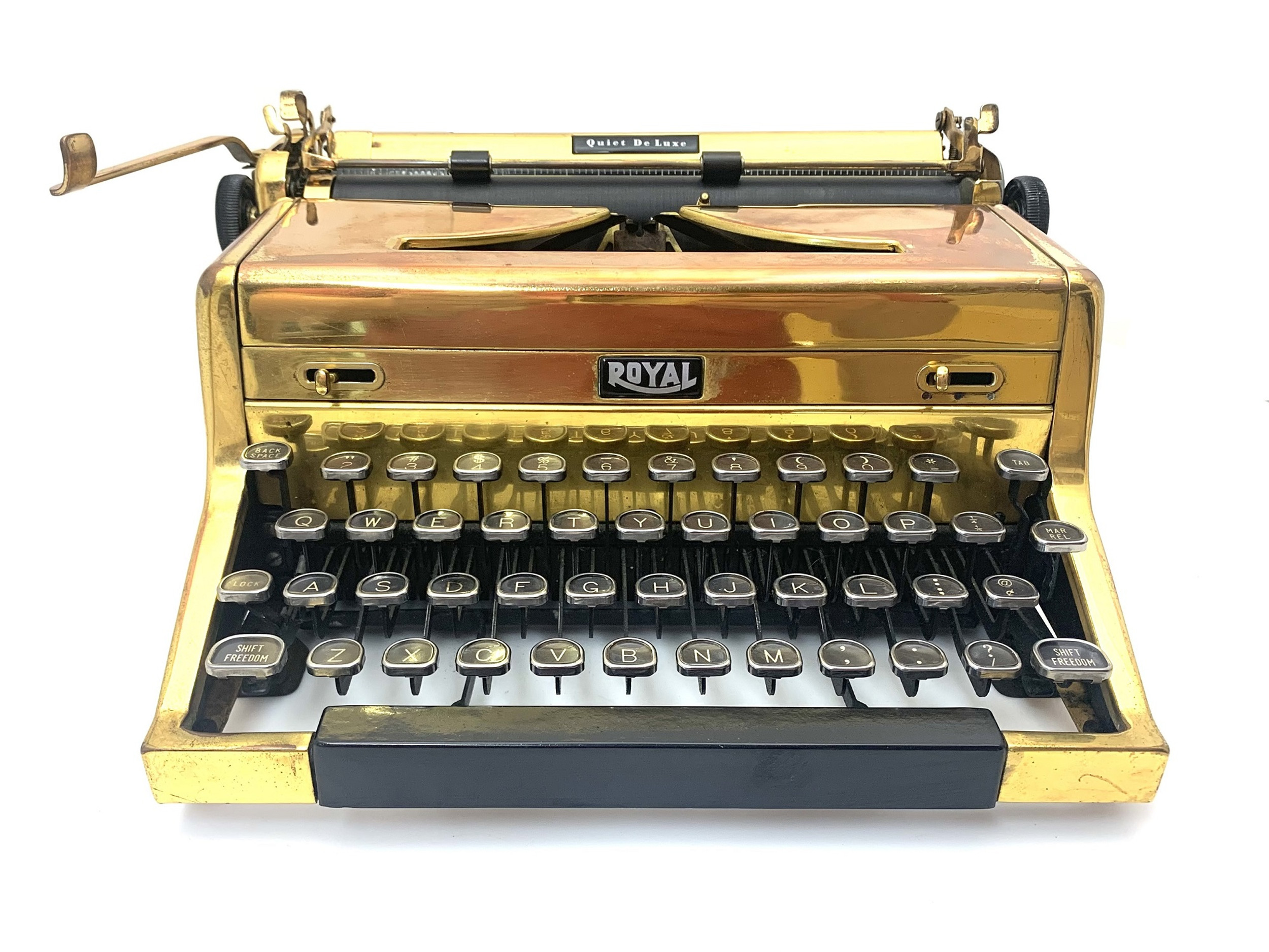 Gold Royal QDL Dreyfuss Typewriter | The Antikey Chop