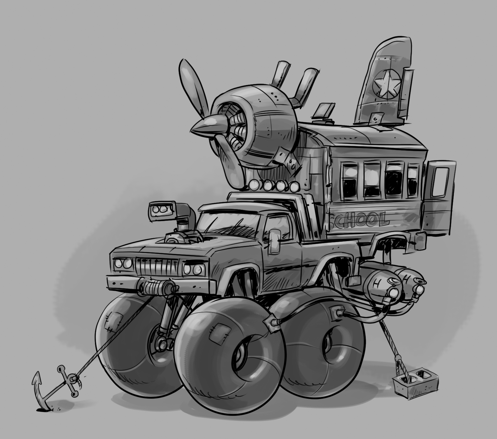 Plants vs Zombies: Garden Warfare Concept art by Hazetoonz