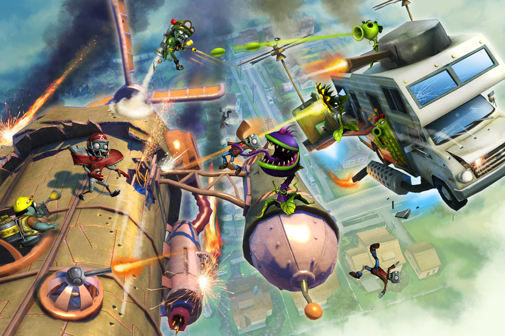 Plants vs Zombies: Garden Warfare Concept art by Hazetoonz