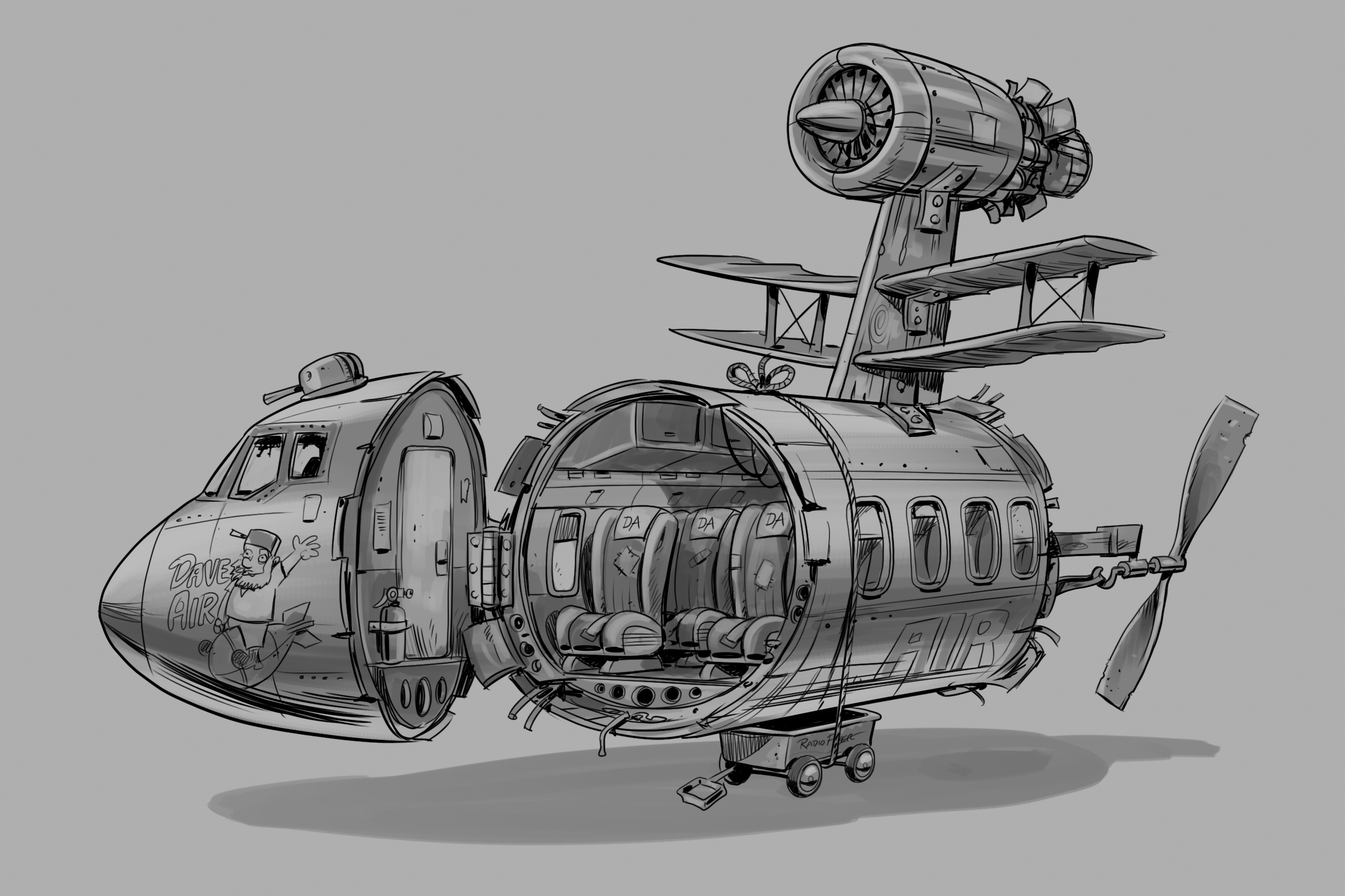 Plants vs Zombies: Garden Warfare Concept art by Hazetoonz