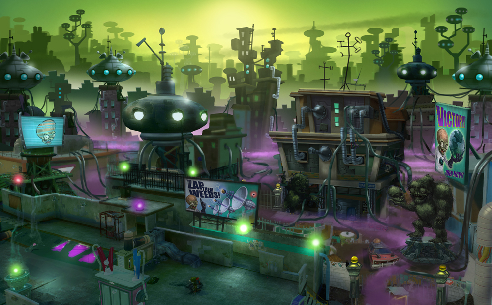 Plants vs Zombies: Garden Warfare Concept art by Hazetoonz