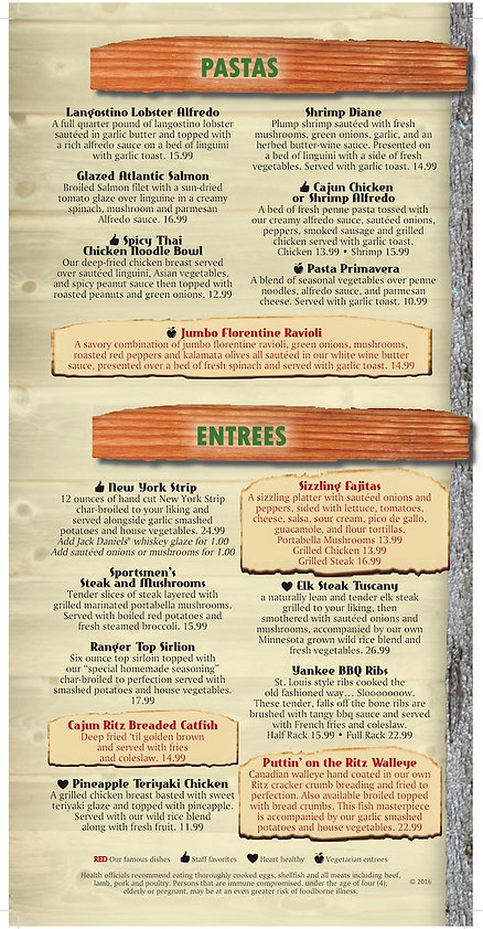 Adventures Virginia | Menu