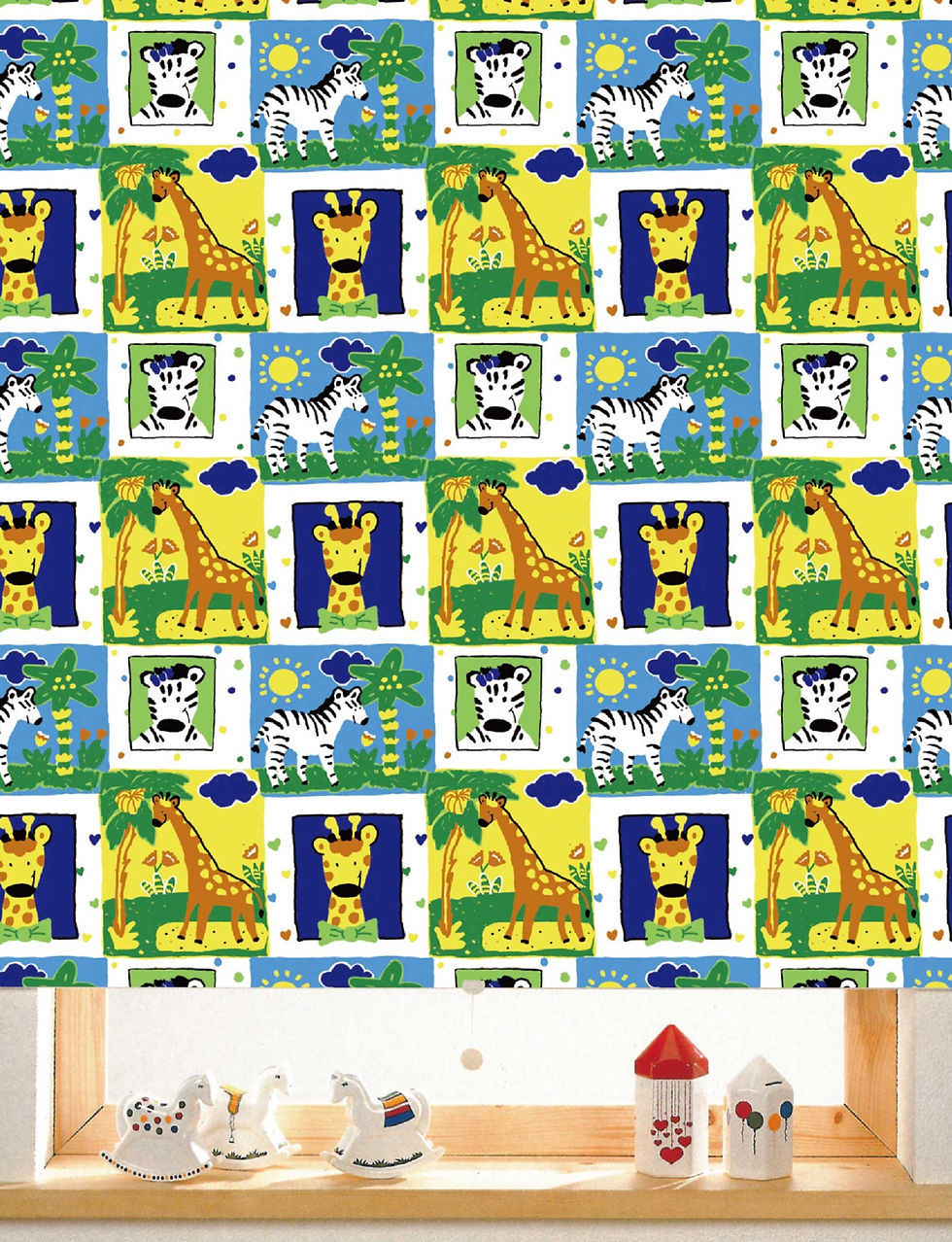 長頸鹿斑馬 | 凱麗窗飾 KAILLY