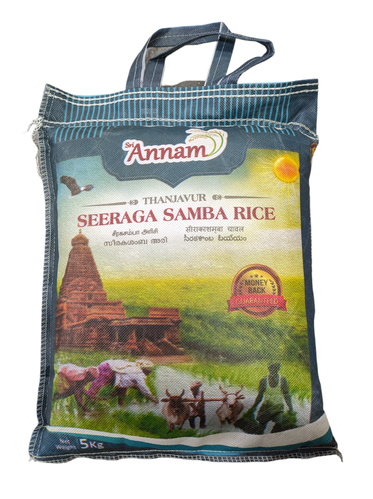 Sri Annam Thanjavur Seeraga Samba Rice 5Kg | E Dukan Ltd