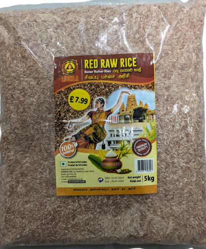 Lushla Red Raw Rice 5Kg | E Dukan Ltd