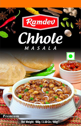 Ramdev Chhole Masala 100g | E Dukan Ltd