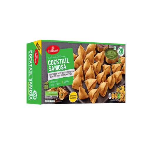 Haldirams Cocktail Samosa 650g (28pcs) | E Dukan Ltd