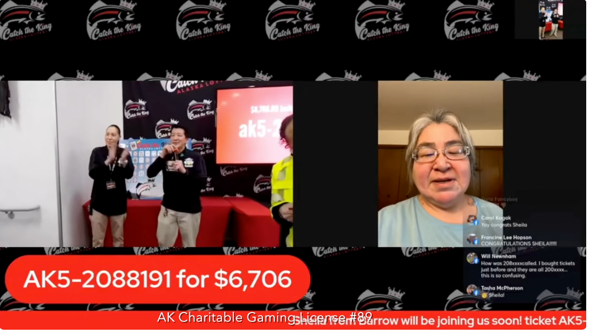 Catch The King Alaska Lottery Winner from Utqiaġvik!