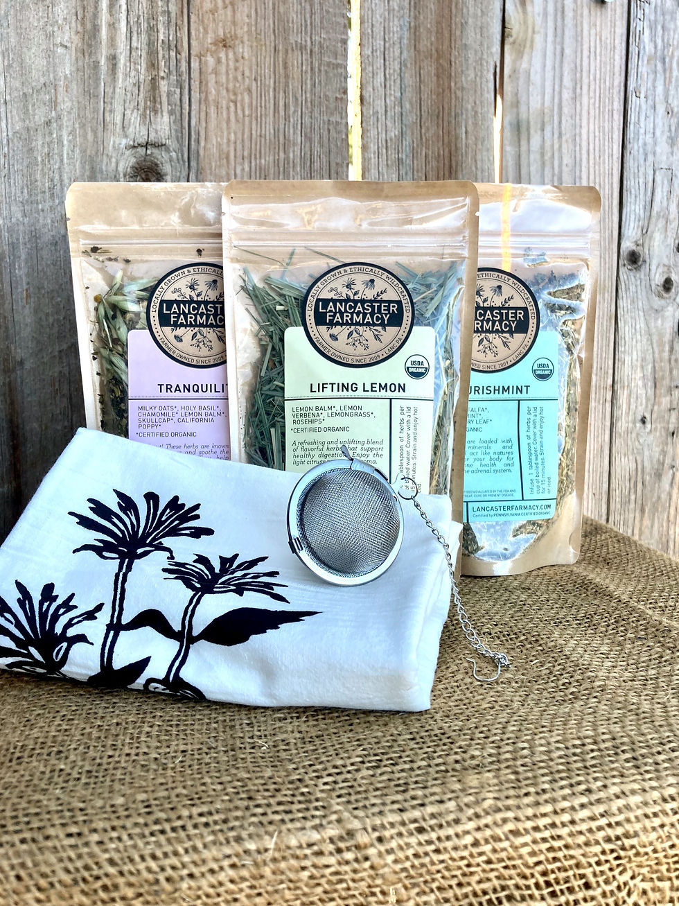 Lancaster Farmacy Organic Tea Blends