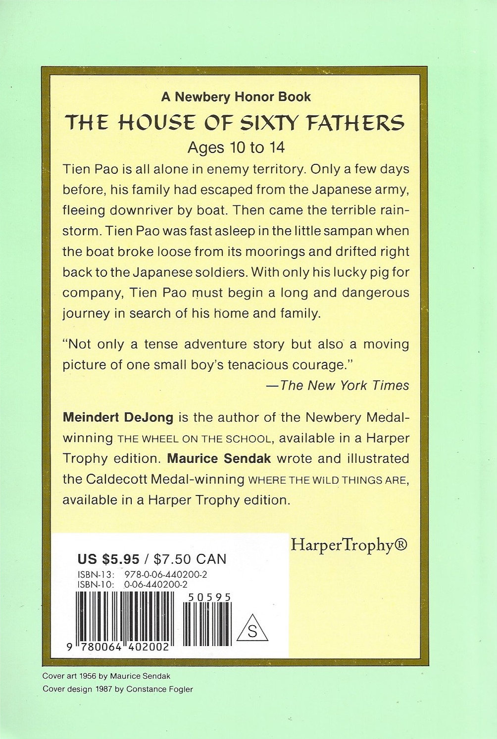 The House of Sixty Fathers | Cornerstone