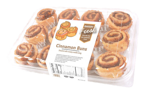 Cinnamon Buns Package Label | raincityprops