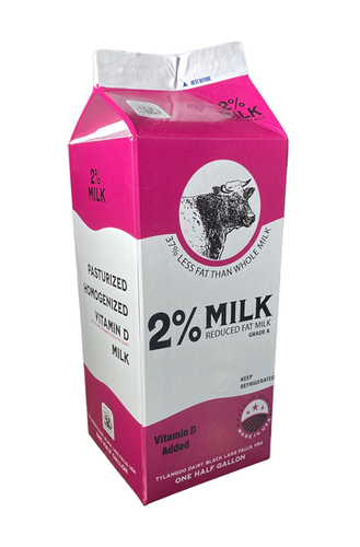 2% Milk Carton Label | raincityprops