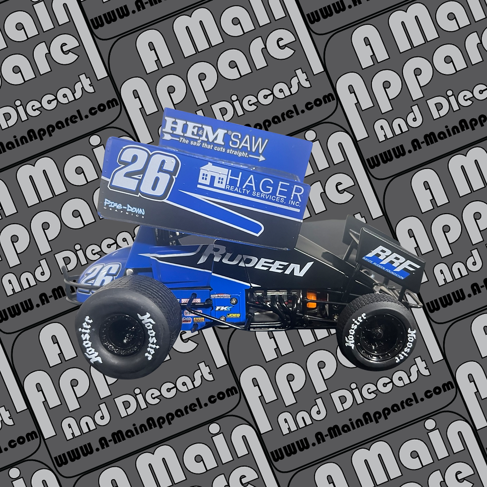 Joey Saldana 1:18th Rudeen Racing Sprint Car | A-Main Apparel