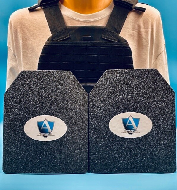AR500 NIJ III and NIJ III+ Steel Vest Inserts