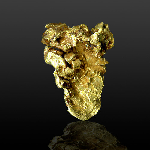 Gold, Kristallnugget – Mount Kare, Hagensberg, Enga, Papua-Neuguinea ...