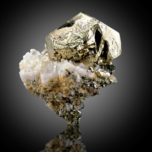 Pyrit, Quarz – Huanzala Mine, Huanuco, Peru | mineralien.de
