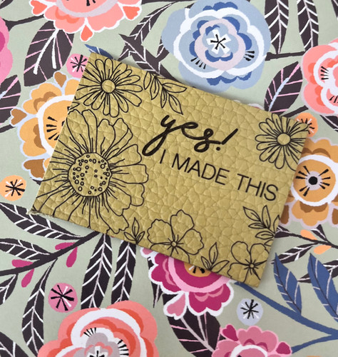 Yes! I Made This - Parrot - Leather Label - Pack of 1 | two-stitches
