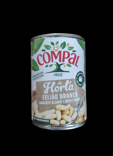 FEIJAO BRANCO COMPAL LATA 410G | Planalto Sorridente