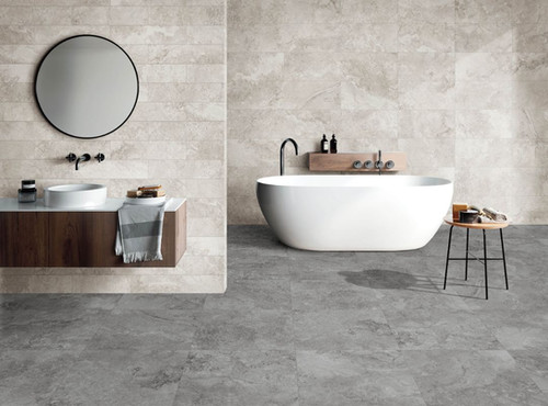 Valley Stone: Seamless Stone Look Tiles Bathroom Solution