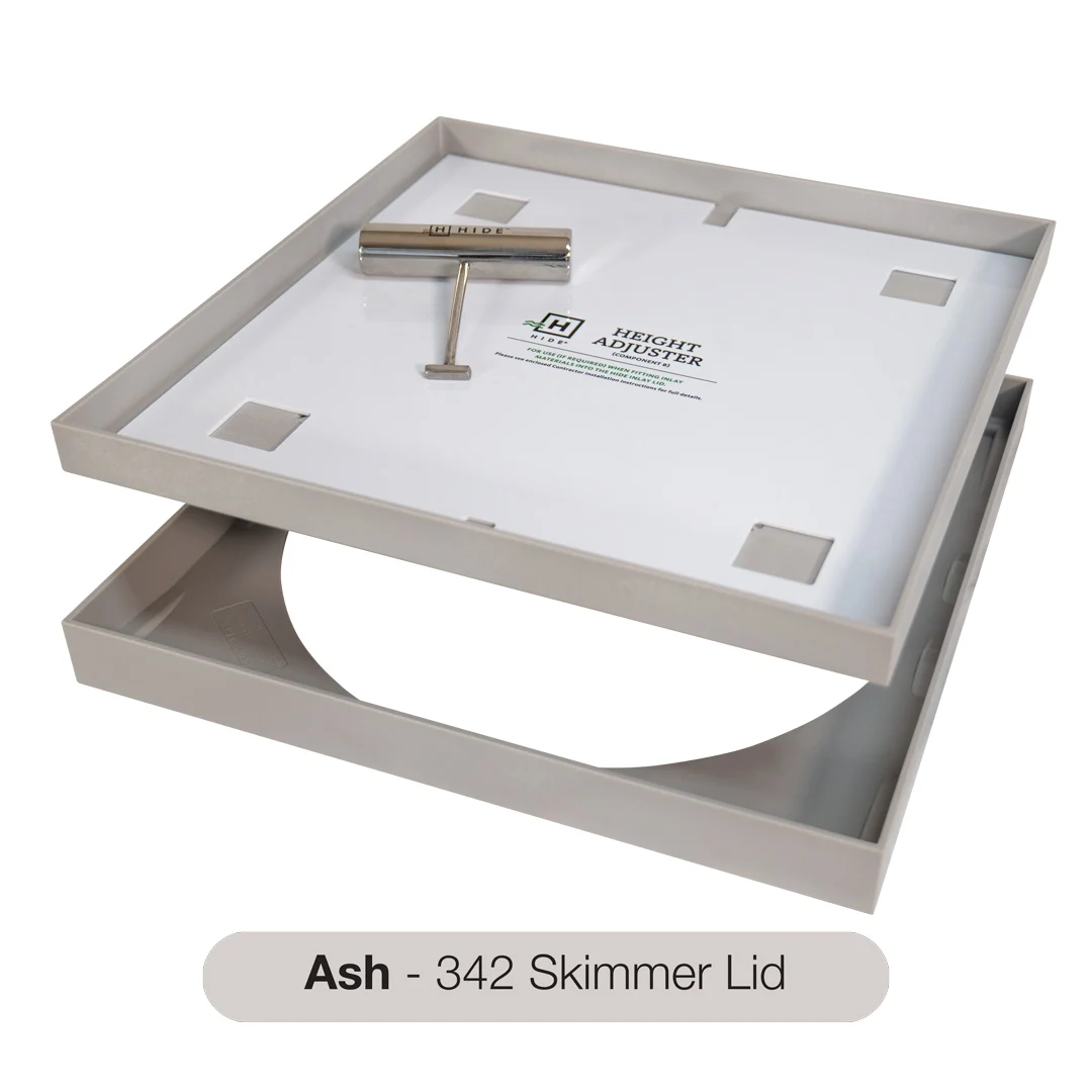 HIDE Full polymer skimmer lid 342mm | Bayside Tiles