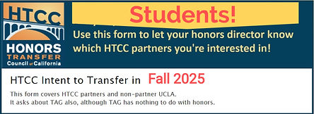 Honors Transfer Council of Califonia