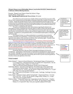 Abstract Samples | HTCC