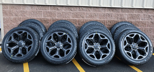 Set Of 22'' Ram 1500 Limited Laramie Midnight Edition Wheels/Falken ...