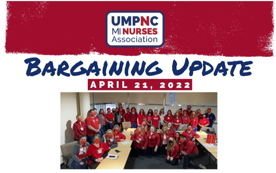 April 21- Bargaining Update