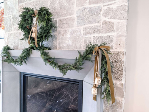 Vintage & Velvet Real-Touch Garland 6-foot | RoundWreath