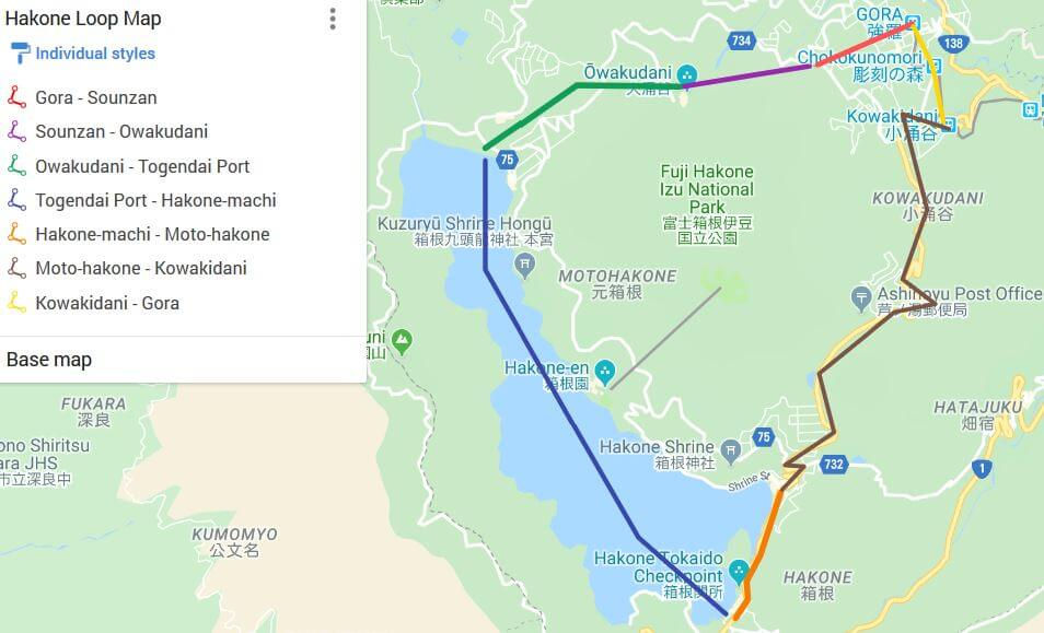 Fun day trip itinerary travelling the Hakone Loop