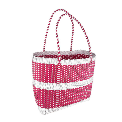 The Boardwalk Bag - Strawberry | La Canasta Co
