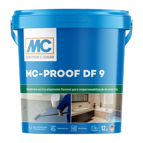 MC-Proof DF9 - Membrana Impermeabilizante Acrílica - 12kg | Loja Dienstmann
