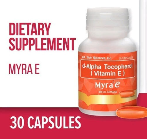 Myra E 400IU 30 Capsules - Vitamin E for Skin Health | BeauBasicShop