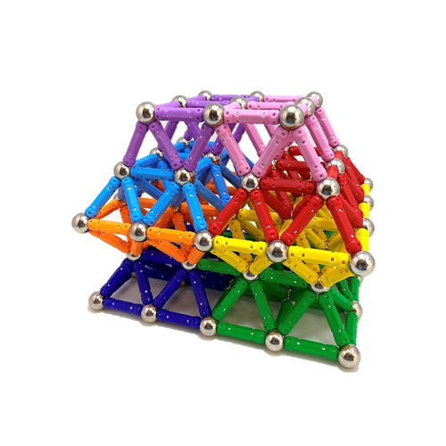Magnetic balls and Sticks and Balls Building culpture Educational ...